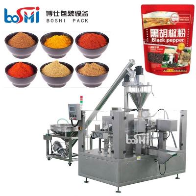 China Spice Zipper Bag Premade Pouch Packaging Machine With PLC Touch Screen for sale