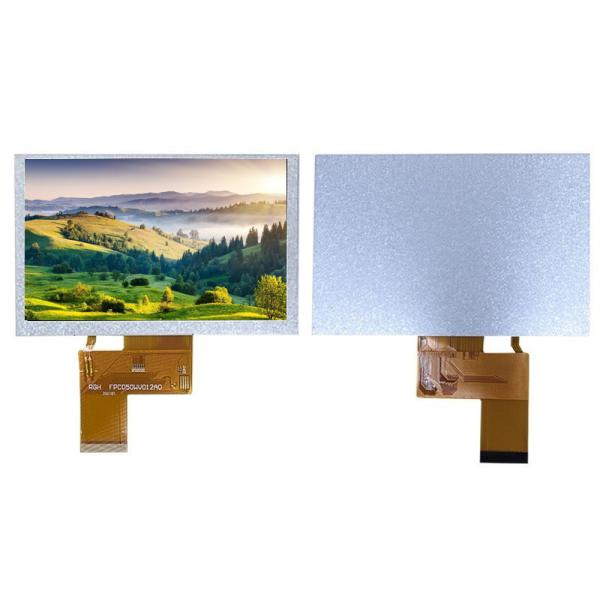 산업용 LCD 모니터 ODM RGB 800X480 드라이버 650cd/m2 밝기