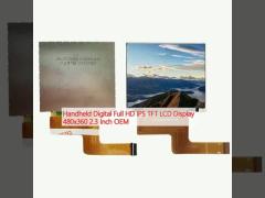 Handheld Digital Full HD IPS TFT LCD Display 480x360 2,3 inch OEM