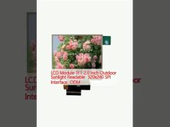 Módulo LCD TFT 2.0 polegadas Luz solar exterior Legível 320x240 SPI Interface ODM