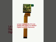 1.4 polegadas 320X320 IPS TFT LCD Display com 22 pines Para eletrônicos médicos digitais de consumo