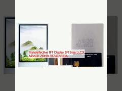 Display TFT transflector SPI Smart LCD Module 210nits RT24QV133A