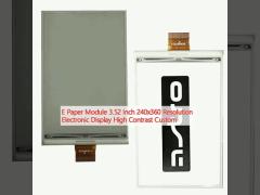 E Modulo de papel 3.52 polegadas 240x360 Resolução Display eletrônico de alto contraste personalizado