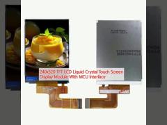 240x320 TFT LCD Módulo de Ecrã Táctil de Cristal Líquido com Interface MCU