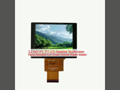 3.2 ιντσών IPS TFT LCD αντίσταση οθόνης αφής για έξυπνο μετρητή ηλεκτρικής ενέργειας