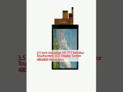 3.5 polegadas Industrial HD TFT Monitor touchscreen LCD Display Screen Resolução 480x800