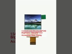 1.54 polegadas LCD Tft LCD 240*240 Brilho 700cd/M2 LCD Acessórios Display de uso