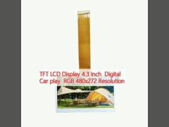 TFT LCD Display 4,3 polegadas Digital Car play RGB 480x272 Resolução