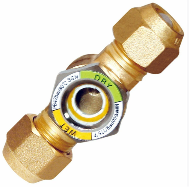 Copper Sight Glass Indicator for HVAC systems