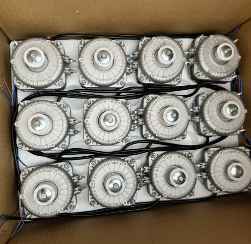 Refrigerator heat dissipation motor side view