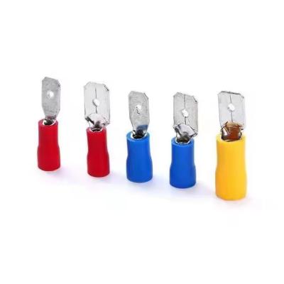 China Insulated Male Disconnects Male Female Crimp Terminals Butt Wire Connector for Machinery Repair Shops for sale