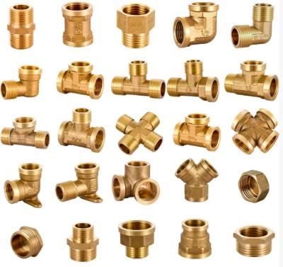 China Brass Push Fit Elbow Connector for PEX and Copper Pipes for sale
