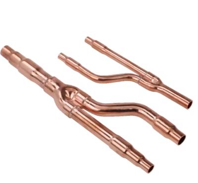 China Hailiang Copper VRF Y Branch Pipe 150-400mm for AC Refrigeration for sale