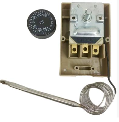 China F2000 Snap-Action Thermostat with ±30°C Adjustable Range for Refrigerators and Freezers - Mechanical Temperature Controller for sale
