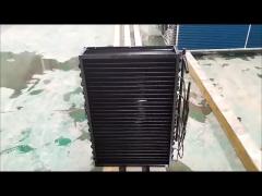Marine Copper Condenser with Aluminum Fins 12mm Tube Corrosion Resistant