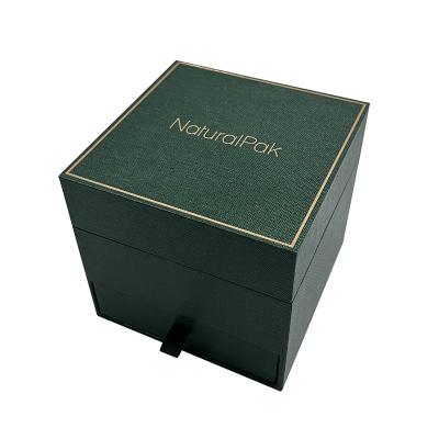 Cina Rectangle Cardboard Custom Watch Box Packaging Rigid in vendita