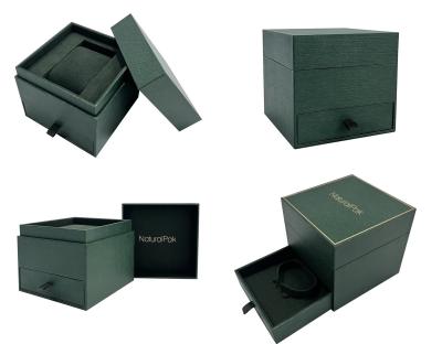 Cina Rectangle Cardboard Custom Watch Box Packaging Rigid in vendita