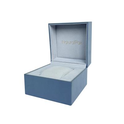 Cina Custom Blue Oem Wrist Watch Packaging Boxes Shape Square in vendita