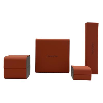 China OEM ODM High End Soft Touch Jewelry Packaging Box For Gift Watch Te koop