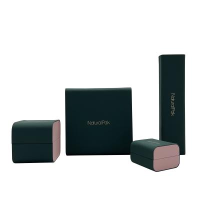 China Round Corner Soft Touch Luxury Jewelry Packaging Box For Gift Watch Te koop