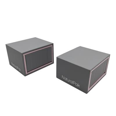 China Custom drawer jewelry box packaging With Heavy Sleeve For Ring Gift Te koop