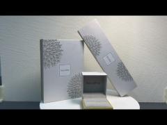 Magnetic Closure Jewelry Box Artistic Printed Foldable Type
