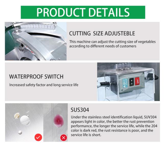 Professional French Fries Making Commercial Fried Potato Chips/Potato Stick Machine With Great Price
