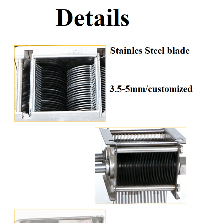Fully automatic fresh meat dicing machine commercial chicken tenderloin strips cooked meat braised meat cube cutting machine