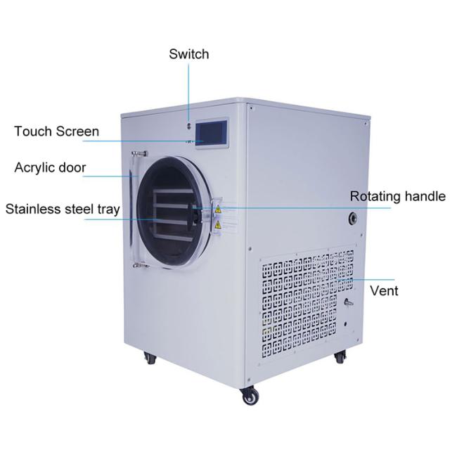 2022 new 100kg/200kg/300kg/400kg/500kg/1000kg per batch vacuum freeze dryer food freeze dryer