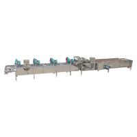 China fruit and vegetable washing and drying machine for sale