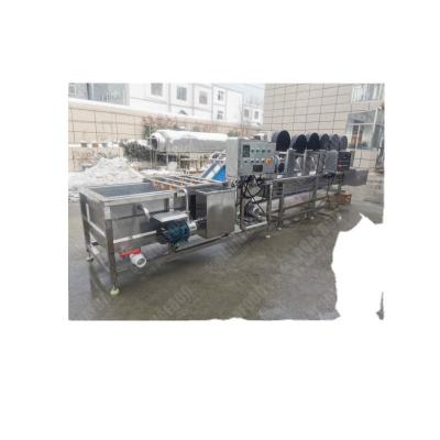 China The machine frame is made of SUS304 stainless steel which is durable large vegetable cutter Water flow cleaning machine Plan B for sale