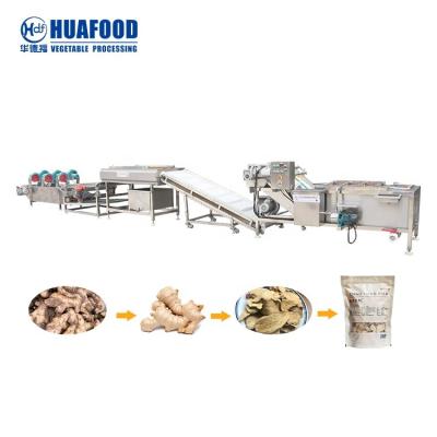 China Commercial Vegetable Cleaning Equipment Vegetable Dewatering Processing Fruit Production Line for sale