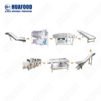 China Cleaning Vegetable And Fruit Washing Machine Processing Line High Efficiency for sale