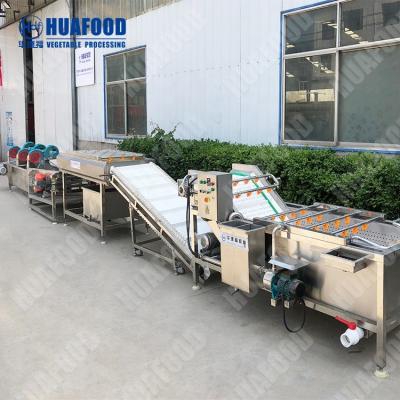China Ozone Cleaning Of Tomatoes Cleaning Machine Pepper Chili Dry Cleaning Machine Strawberry Freezing Line for sale