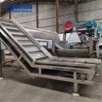 China Electric Automatic Vegetable And Fruit Washing Machine Tomato Processing Line for sale
