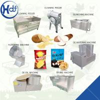 China Pomme De Terre Potato Crisp Making Machine Potato Chips Processing Industry Automatic Production Fully Automatic Processing Line for sale
