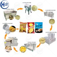 China Pomme De Terre Potato Crisp Making Machine Potato Chips Processing Industry Automatic Production Fully Automatic Processing Line for sale