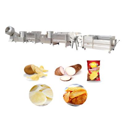 China High Efficiency Potato Chips Production Line Automatic Crisp Chips Production Line Potato Fries Production Line for sale