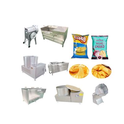 China Making Potato Chips Line French Fries Frozen Potato Production Line Quick-frozen Potato Fries Assembly Line for sale