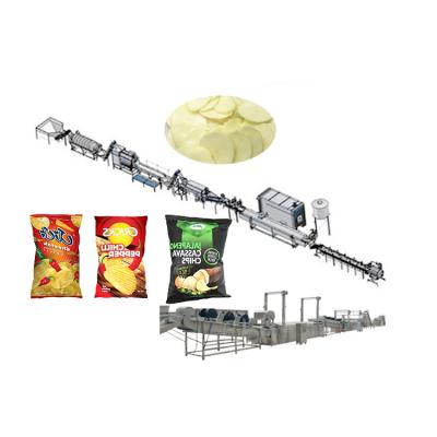 China Frozen French Fries Production Conveyor Line Automatic Fries Production Line Potato Chips Fried Assembly Line for sale