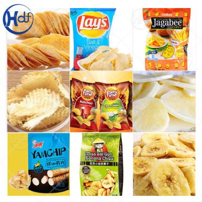 China Potato Chips Production Line Frying Snacks Production Line Small Capacity for sale