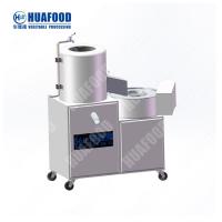China Steam Automatic Root Vegetable Fruit Ginger Roller Peeler Tumeric Potato Washing Peeling Machine for sale