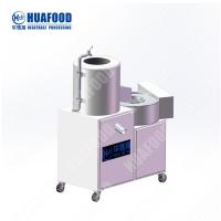 China Electrolysis Fully Automatic Potato Peeling Cutting Washing Machine for sale