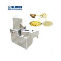 China Electrolysis Fully Automatic Potato Peeling Cutting Washing Machine for sale