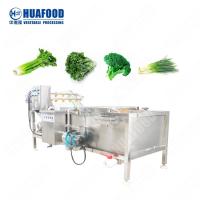 China Leaf washing equipment fruit vegetable air bubble cleaning machine for sale