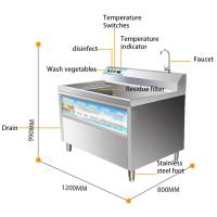 China Fruit ozone cleaning machine Apple vegetable bubble washing machine for sale