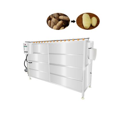 China Potato Soft Brush Washing Polished Carrot Taro Stiff Bristle Brush Roll Peeling Cleaning Machine for sale