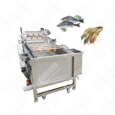 China Fruit Vegetable Walnut Berry Washing Peeling Machine Water Bubble Cleaning Machine for sale