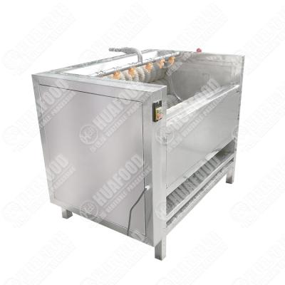 China Stainless Steel Seafood Washing Cleaning Machine Oysters Scallop Cleaning Machine Yam Washing Peeling Machine factory