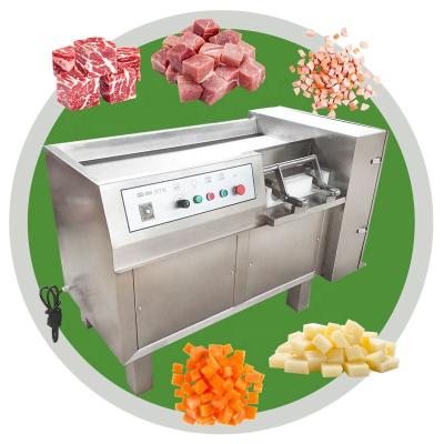 New Design Portable Frozen Slicer Cooked Cube Meat Cutting Machine 10 Mm With Great Price